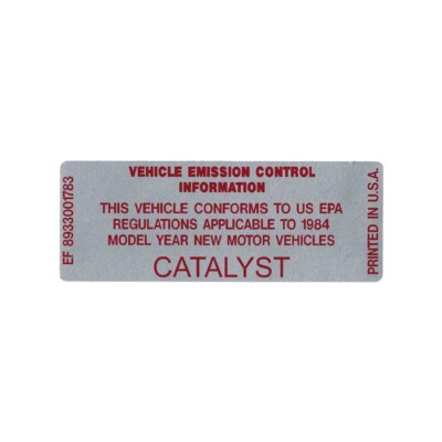 1984 Catalyst Sticker / Decal for JEEP CJ | eBay