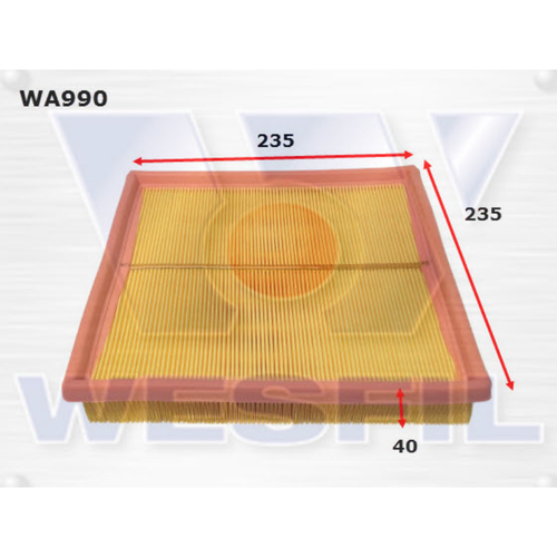 WA990 - WESFIL AIR FILTER A1480 BMW BMW | eBay