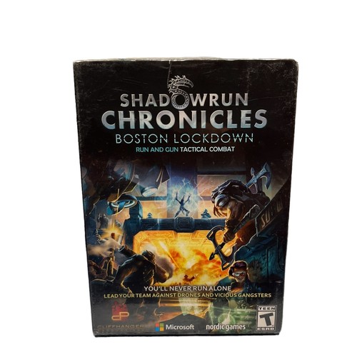 Shadowrun Chronicles Boston Lockdown PC Game New D5 755142726256| eBay