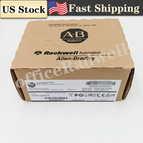 Allen-Bradley 1769-OW16 CompactLogix Relay Output Module 2023 New ...