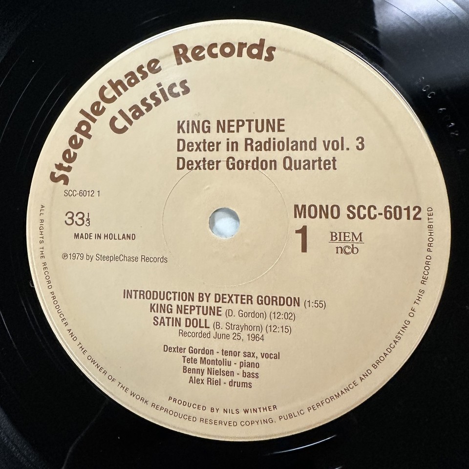 King Neptune LP Vinyl Record Dexter Gordon Quartet | eBay