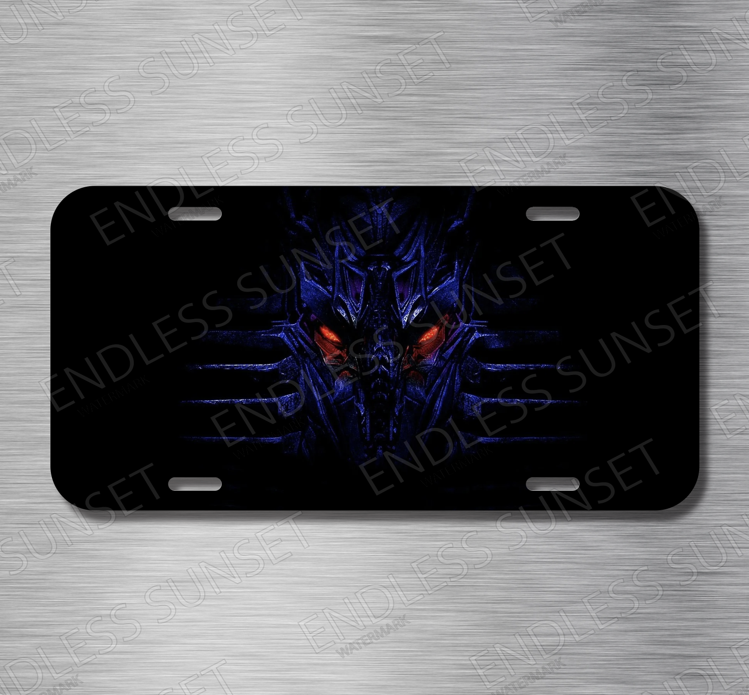 Revenge of Fallen Transformers Autobot Decepticon License Plate Front ...