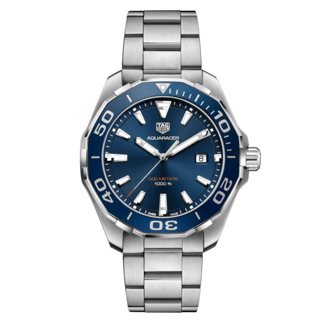 TAG Heuer Aquaracer Blue Men's Watch - WAY101C.BA0746 for sale online ...