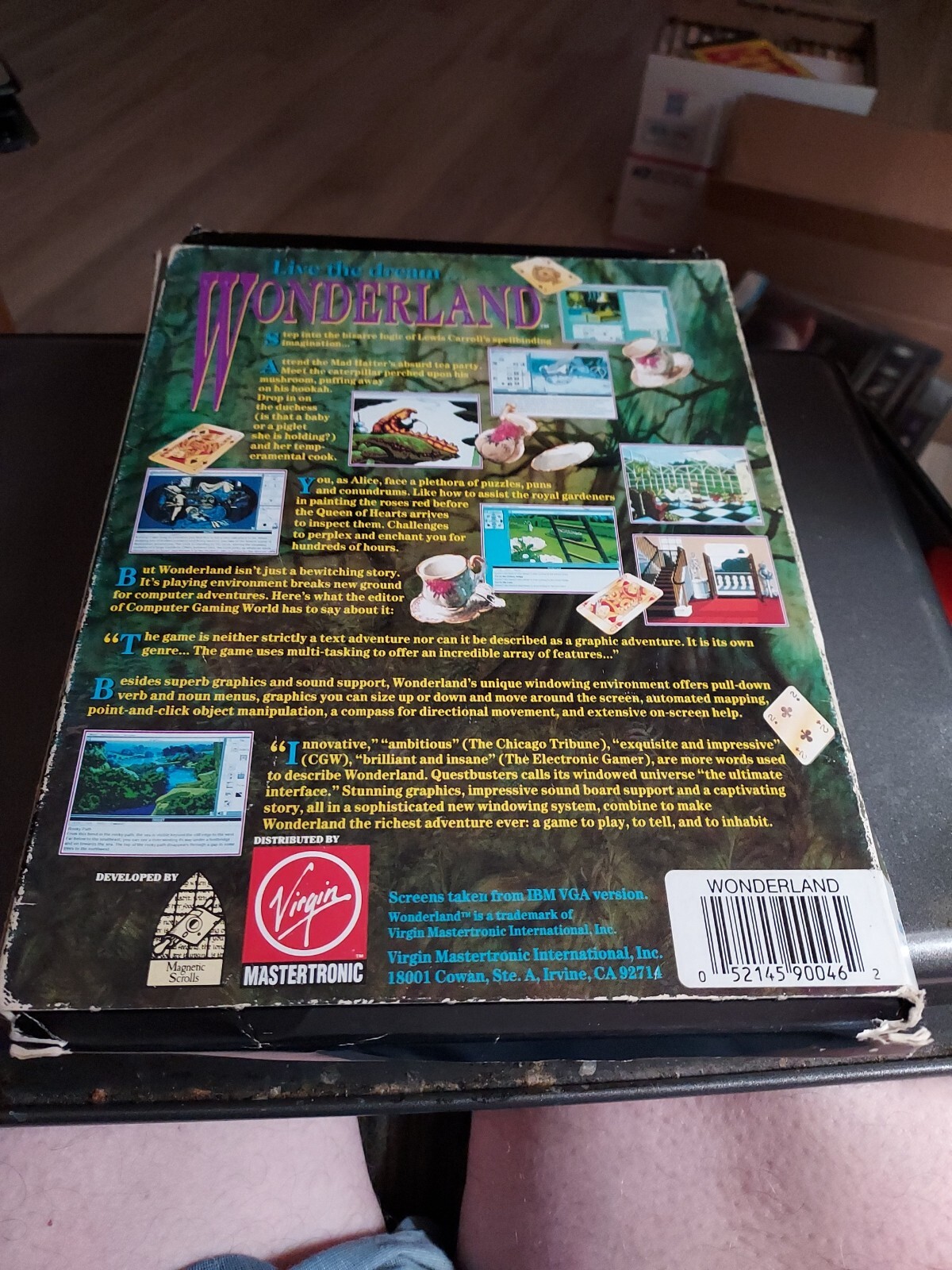 Incomplete Wonderland IBM-PC Virgin Mastertronic 1990 | eBay
