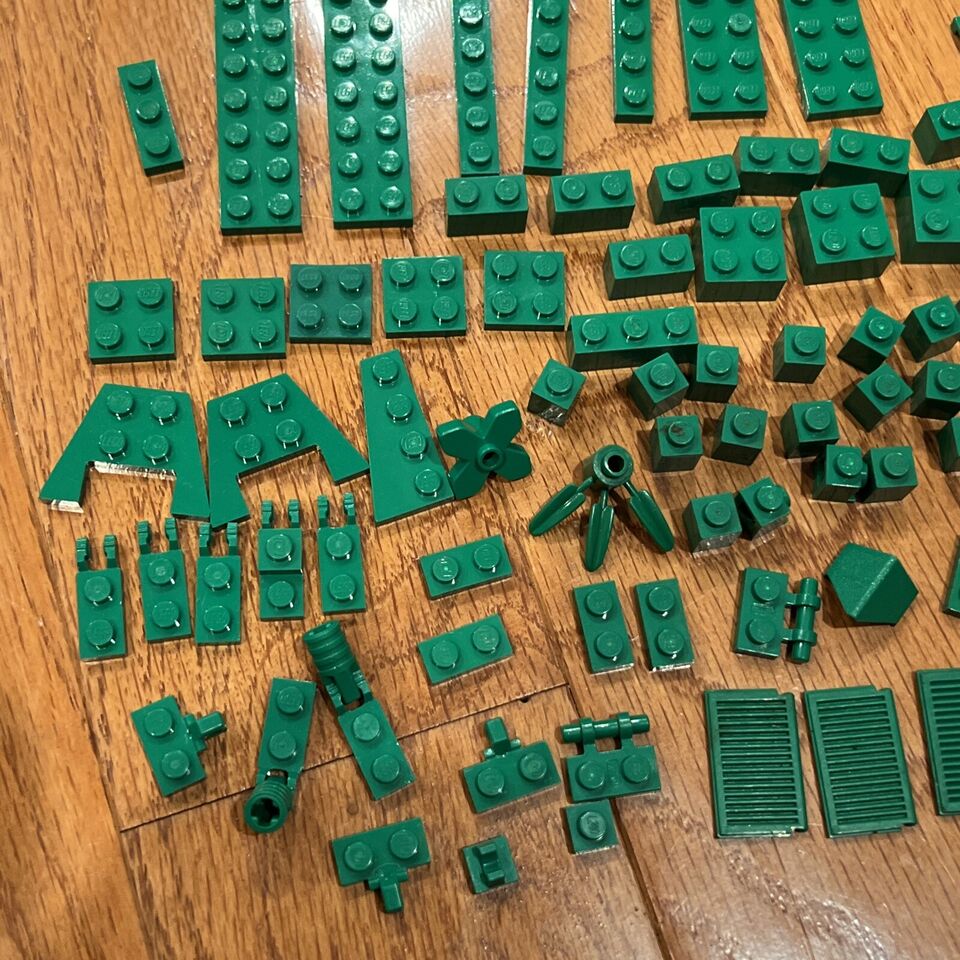 Lego Green Bricks 80 Pieces Assorted Lot | eBay