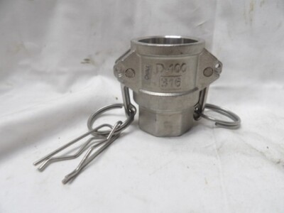 Pacific PT PAC CF100D Female Coupler CAM Groove x Female NPT 316 ...