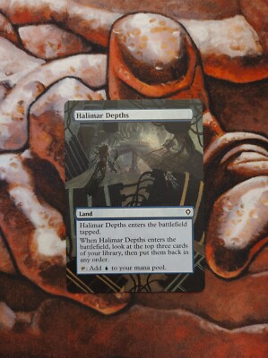 Magic the Gathering Halimar Depths #2 Hand Painted Unique Custom MTG ...