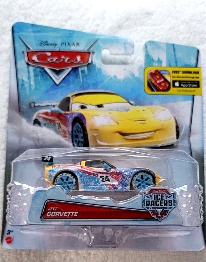 Disney Pixar Cars Ice Racers JEFF GORVETTE New 2014 Special Edition Icy ...