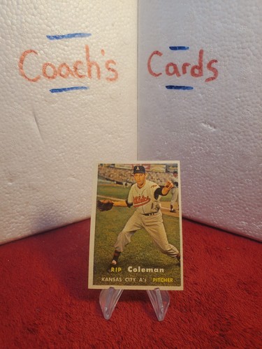1957 Topps MLB Rip Coleman #354 Kansas City Athletics | eBay