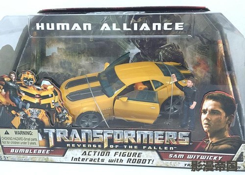 Bumblebee & Sam Witwicky Figure Toy Transformers Revenge of the Fallen ...