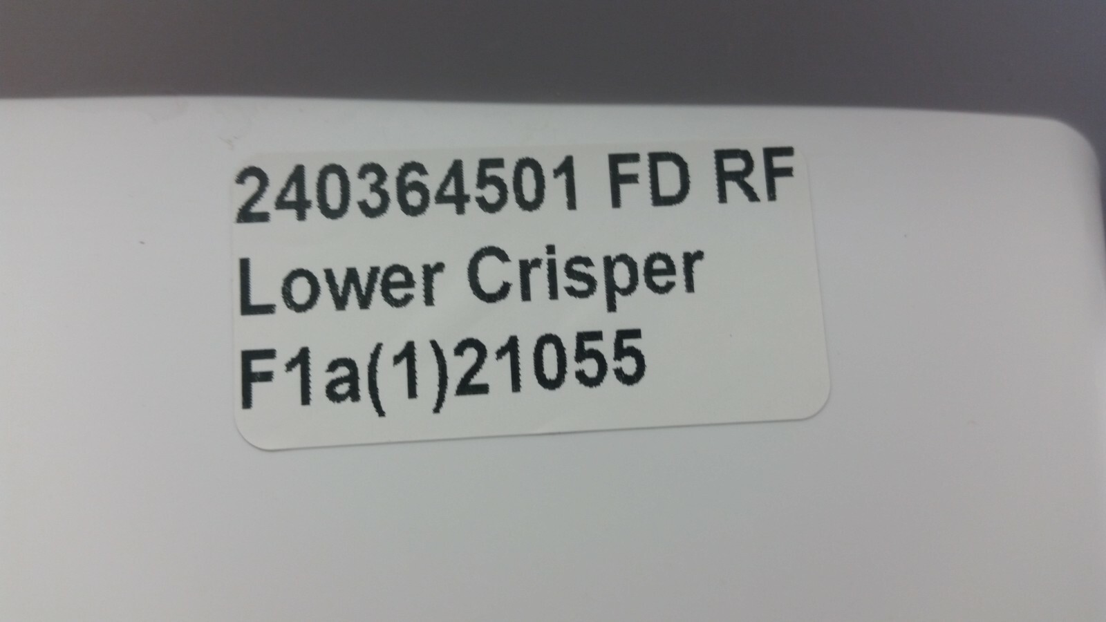 240364501 2403645 Frigidaire Refrigerator Lower Crisper; G2b | eBay