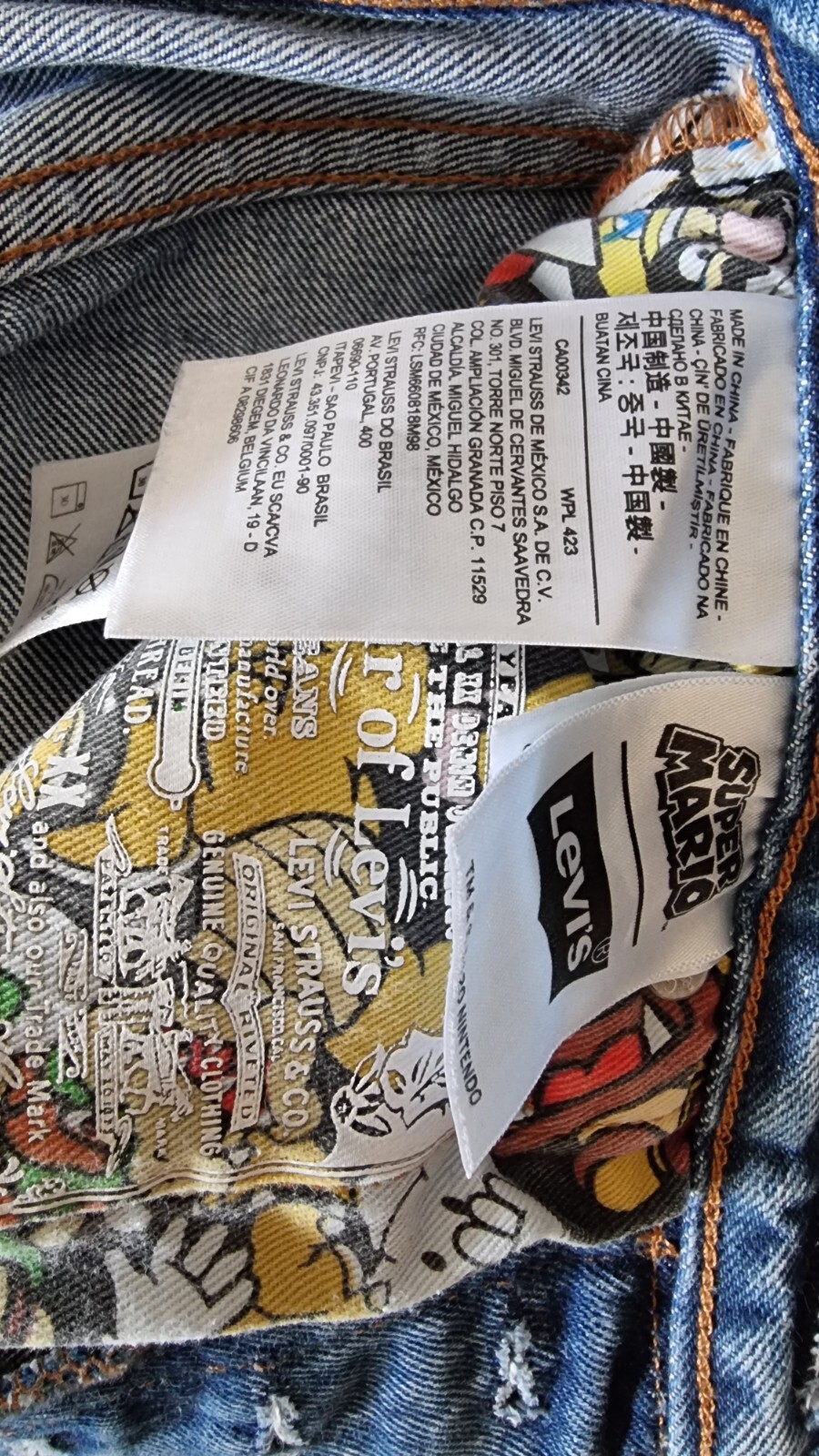 Levi’s 501 ‘93 Super Mario Limited Edition Denim Prem… - Gem