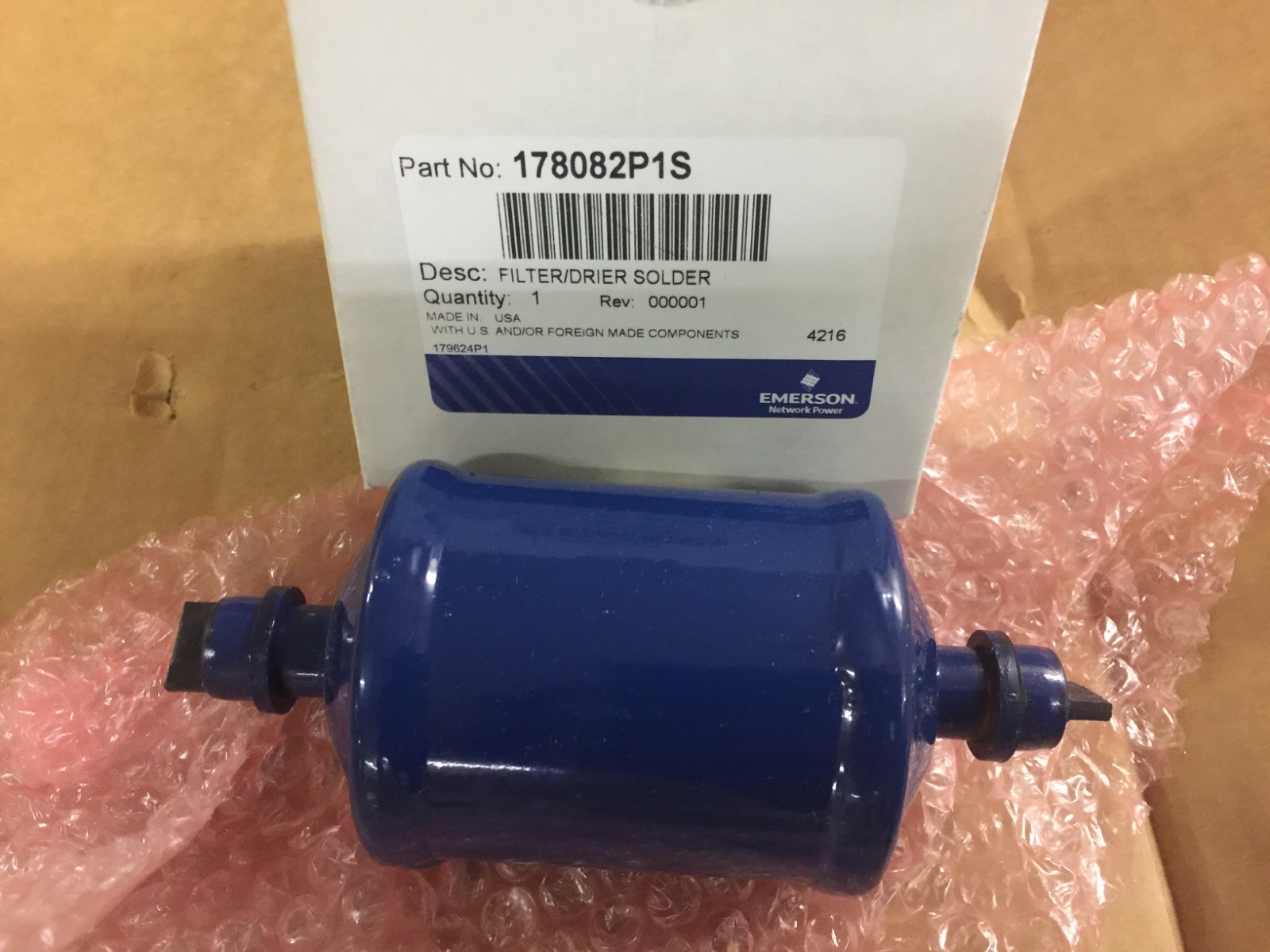 NEW! EMERSON Liebert 178082P1S 1/2" FILTER DRIER | eBay