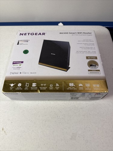 NETGEAR R6300 Smart WiFi Router AC1750 Dual Band Gigabit 606449084450| eBay