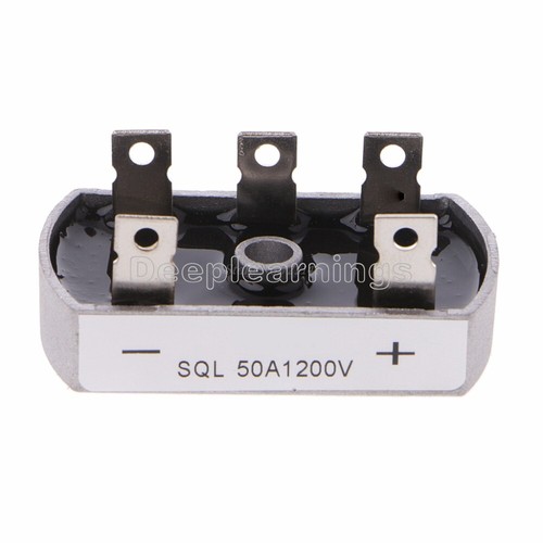 1200V 50A Aluminum Metal Case 3 Phase Diode Bridge Rectifier 50Amp ...
