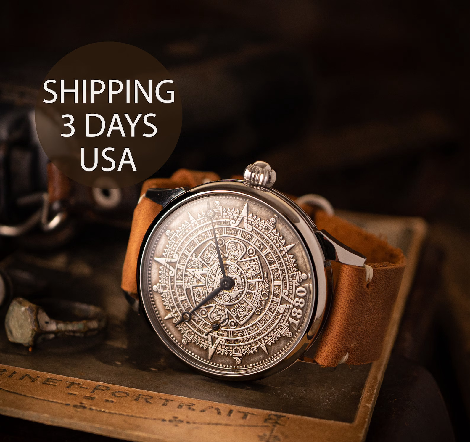 Vintage watch, MARRIAGE WATCH, 1980s Aztec calendar … - Gem