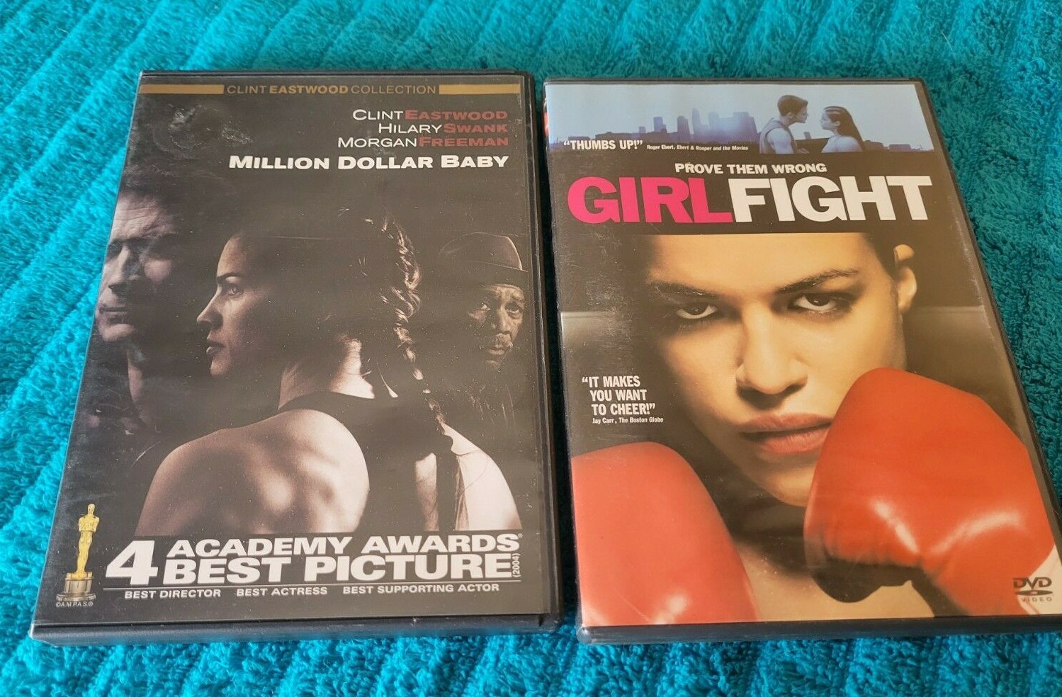 GIRLS - BOXING - LOT OF 2 MOVIE - 3 DVDs - MILLIONS DOLLAR BABY & GIRL ...