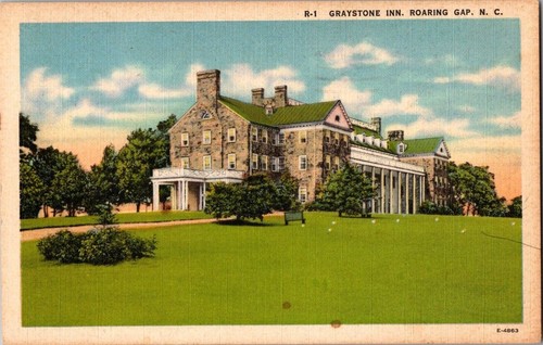 postcard Graystone Inn Roaring Gap North Carolina A17 | eBay