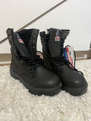 Steel Blue Men's Argyle Zip Safety Boots (Black) 312152 | eBay Australia