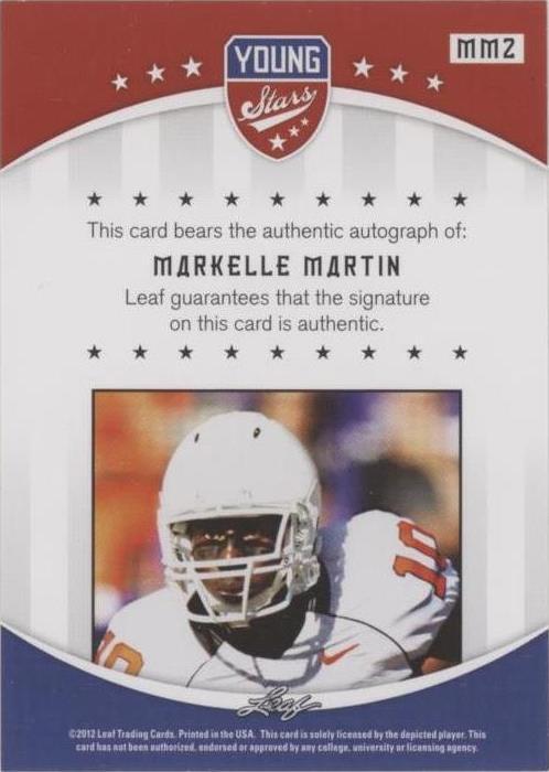 2012 Leaf Young Stars Markelle Martin #MM2 for sale | eBay