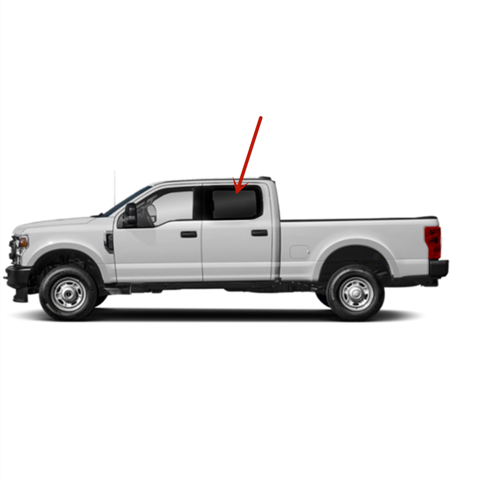 2015-2020 Ford F150 Platinum 4Dr Crew Cab Driver Side Rear Door Window ...