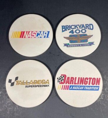 NASCAR Racing Coaster Set 4 Piece Race Car Theme by CoasterStone ...