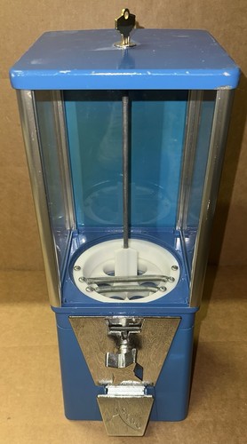 OAK Astro Vista 300 Gumball Machine 25¢ Vend BOGO Gum Wheel Blue ...
