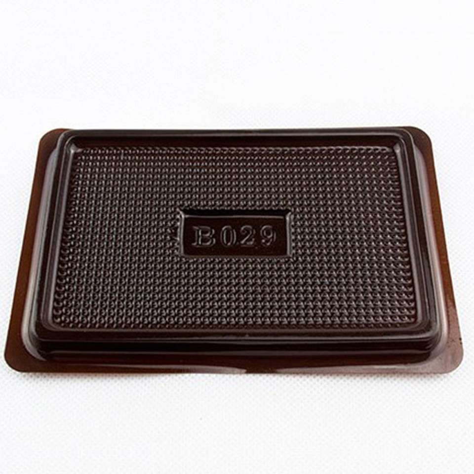 Rectangle Take-out Roll Cakes Dessert Pastries Container Plastic Box ...