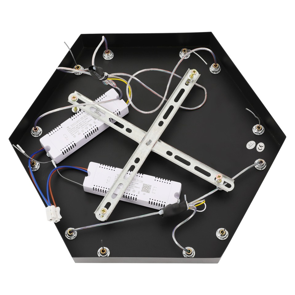 6 Head Black Chandelier, Modern Ceiling Light Pendant Lamp Fixtures ...