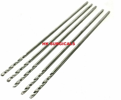Orthopedic Drill Bit lot of 5 pcs 3.2 mm Length 150 mm Orthopedic ...