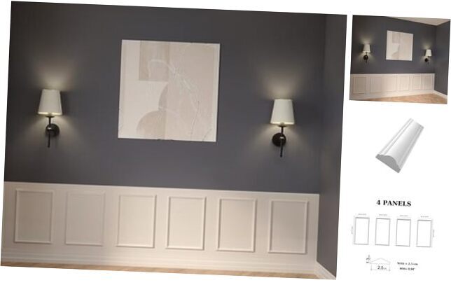 Wall Molding Kit, Premade Wainscoting Panels, Picture Frame Moulding ...