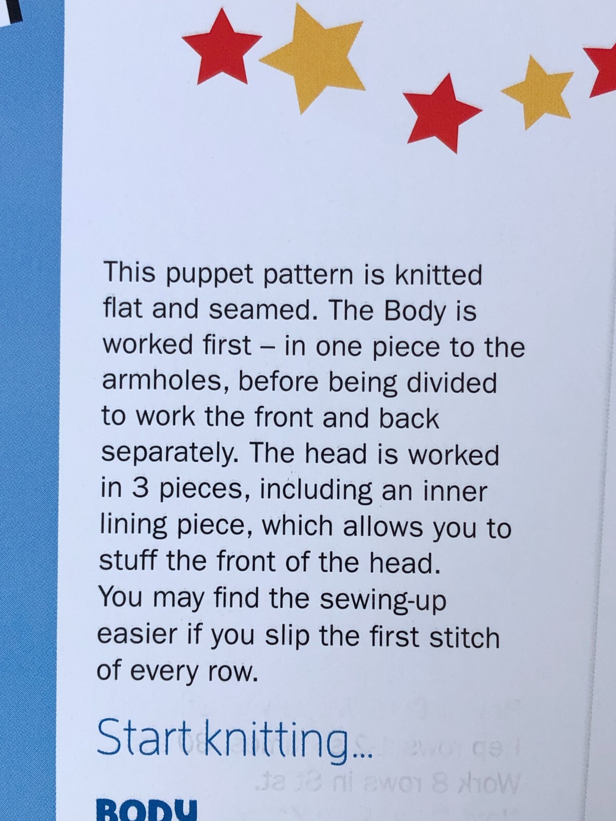 Sooty hand puppet official knitting pattern | eBay UK