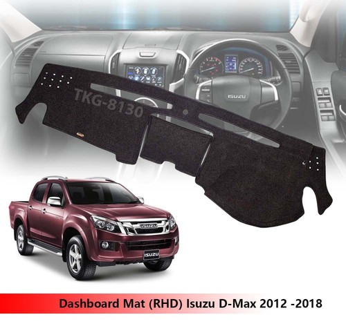 (RHD) Interior Dashboard Dash Mat Cover Fits Isuzu D-max Dmax Pickup ...
