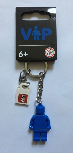 New LEGO VIP Exclusive Blue Minifigure Keychain 854090 | eBay