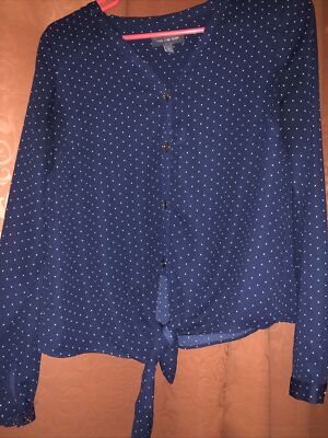 The Limited Button Up Knot Top Size S Small | eBay