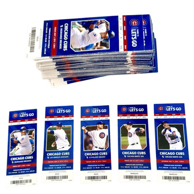 PICK YOUR GAME 2015 Chicago Cubs Baseball Home Games Collectable Ticket ...