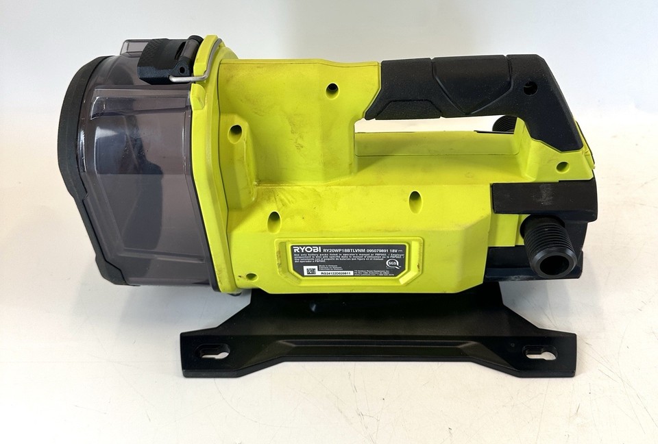 Ryobi ONE+ HP 18V Transfer Pump W/ 2 Ah Battery and Charger Cordless ...