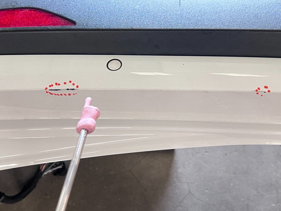 18-22 ALFA ROMEO STELVIO REAR BUMPER COVER W/PARKING SENSOR, OEM ...
