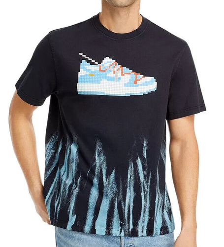 8 Bit Mostly Heard Rarely Seen L5924 Mens Dunk Blue Graphic Tee Size S ...