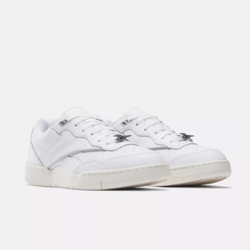 Women Reebok BB 4000 II BLING Metallic Rhinestone Accents Shoes White ...