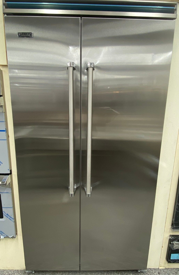 Viking VCSB5423SS 42" Built-In Side by Side Refrigerator, 25.32 Cu. Ft ...