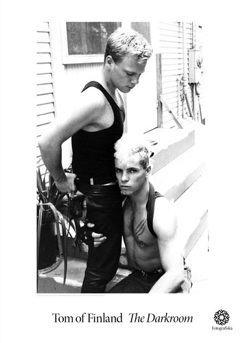 TOM of FINLAND 'Tom & Tom Katt', 1987 Photography Exhib. Poster 28" x ...