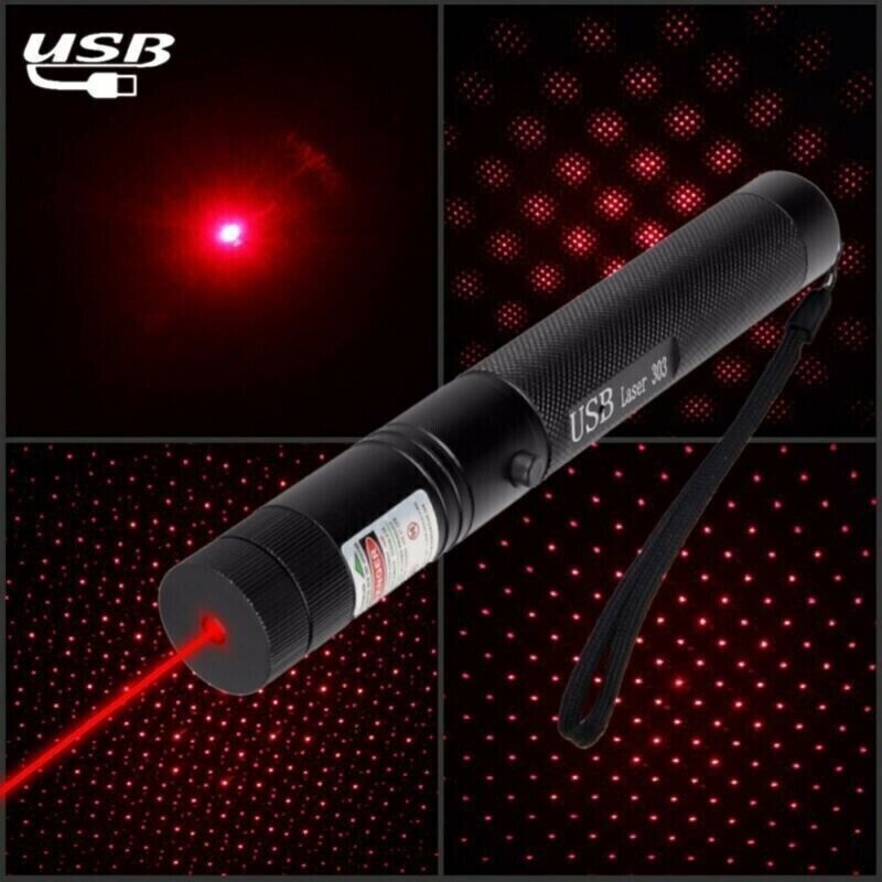 Red Laser Pointer Pen 1000Miles Rechargable Torche Beam Lazer Pen | eBay UK