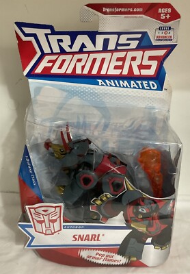 Hasbro Transformers Animated Autobot Snarl Deluxe Class NIB New From ...