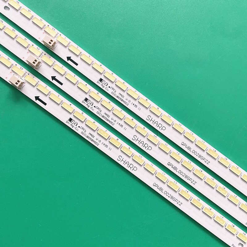 LED strips For Sharp LC-70LE550U LC-70LE600U LC-70LE640U LC-70LE650U ...