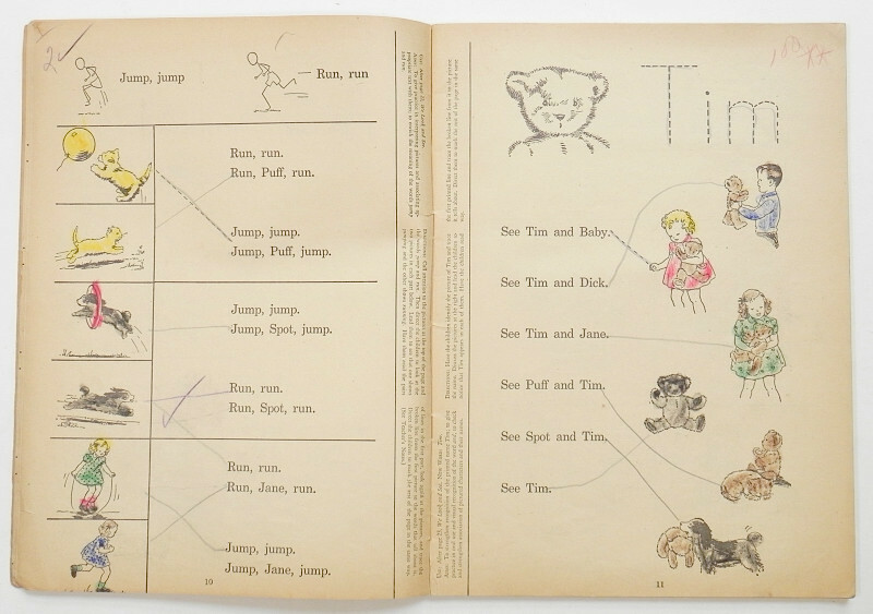 DICK and JANE Think-And-Do workbook Pre-Primer Basic Readers 1947 Scott ...