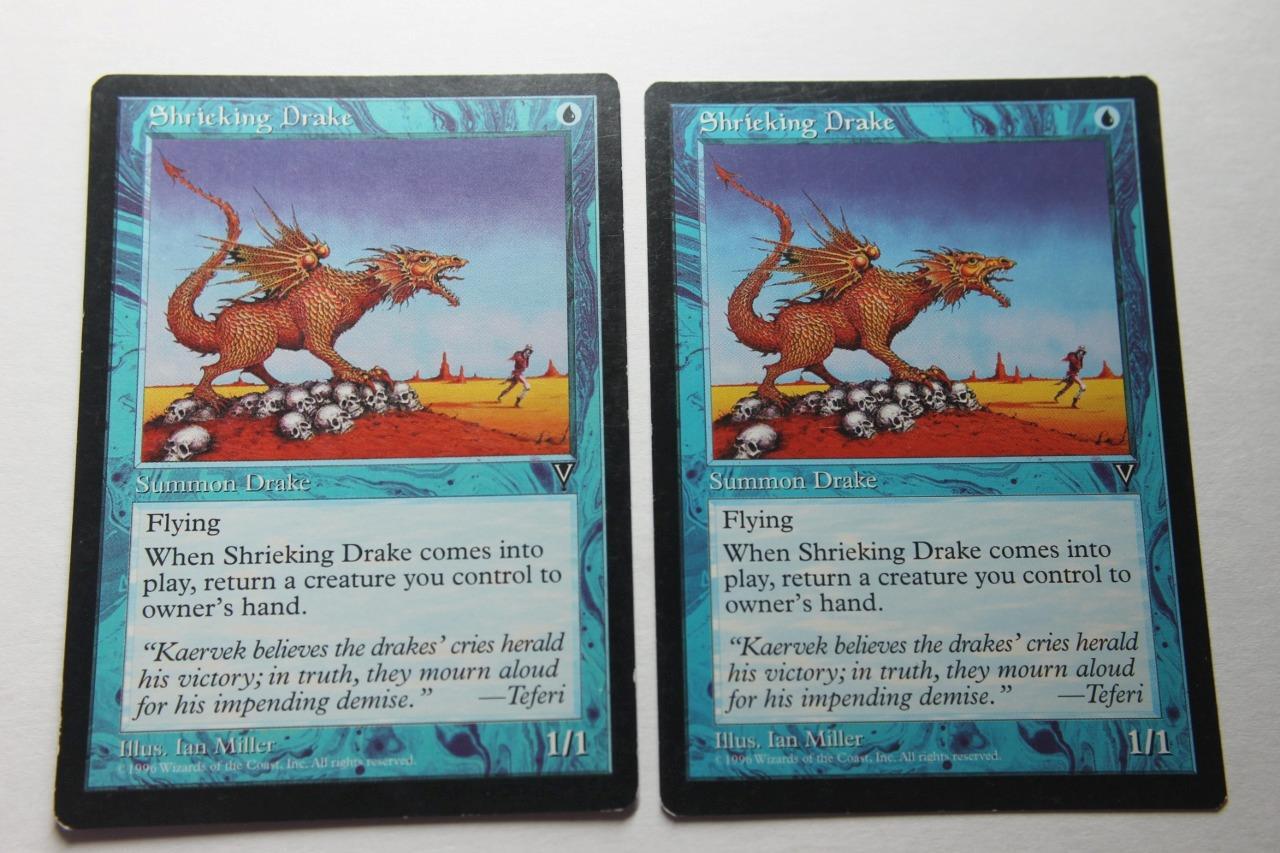 MTG Shrieking Drake x2- -Visions-Lightly Played | eBay