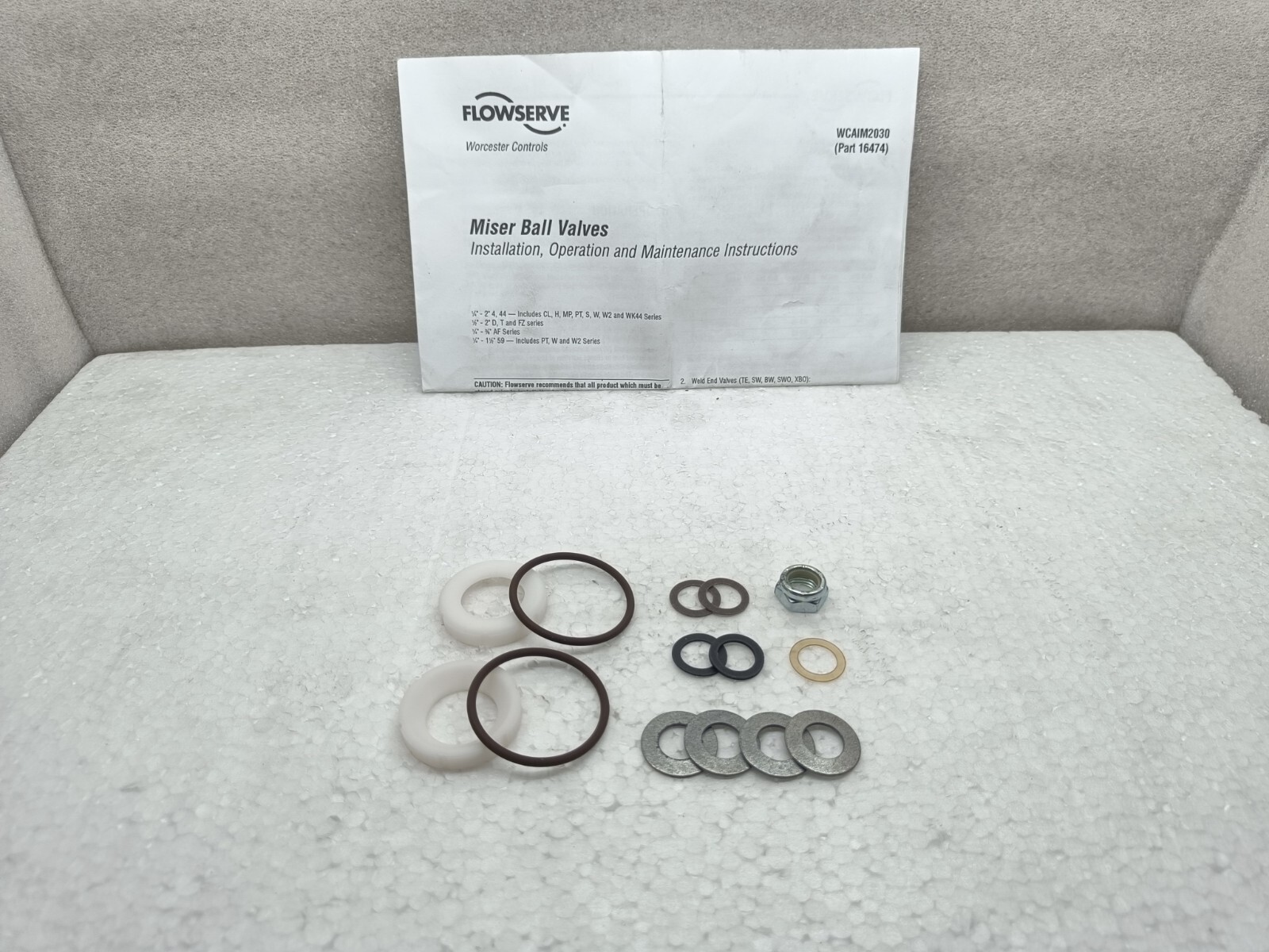 Flowserve Worcester 10ARK44 Repair Kit Ball Valve 1" | eBay