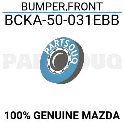 BCKA50031EBB Genuine Mazda BUMPER,FRONT BCKA-50-031EBB | eBay