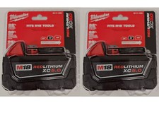 Milwaukee 5INR19/65 M18 Red Lithium Ion Power Tool Battery Pack 18V ...